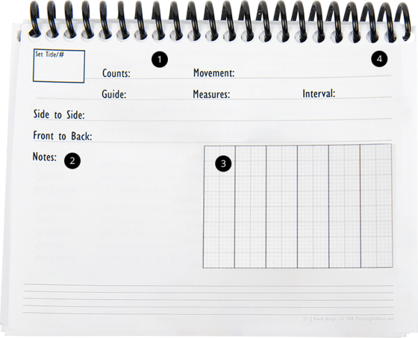 Marching Dot Book - Custom Dot Books For Your Marching Ensemble
